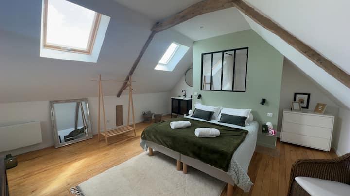 Studio Spacieux 60m² – 1 Chambre – 2 à 4 Pers - Valognes