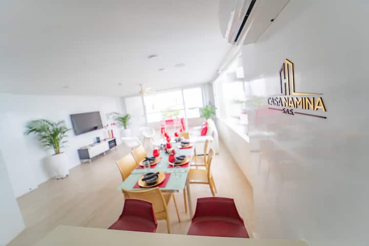 Stylisches Luxus 3zi Meerblick Apartment Mit Pool - Cartagena