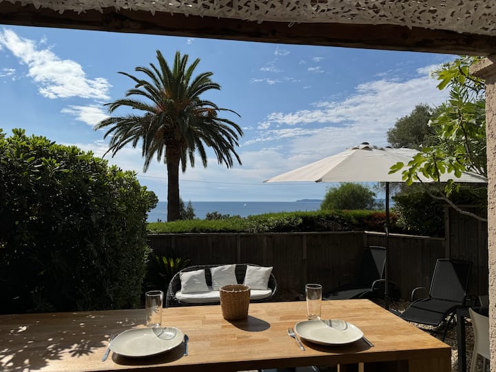 Magnifique Mazet Climatisé,vue Mer, Piscine,jardin - Rayol-Canadel-sur-Mer