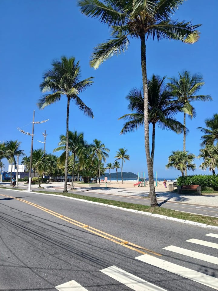 Pé Na Areia, Vista Mar! - Praia Grande