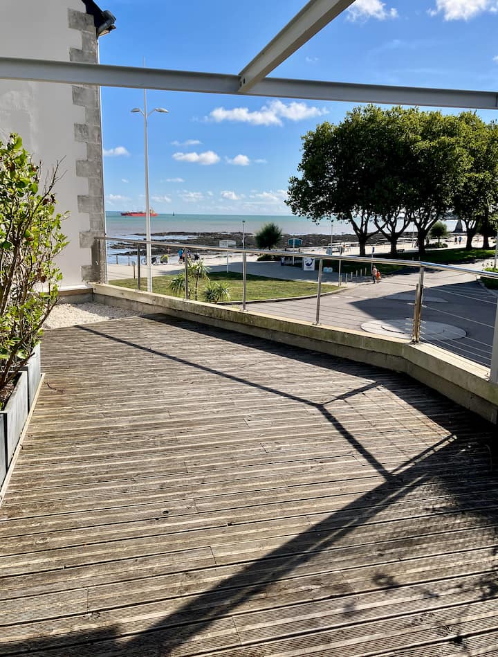 Maison Avec Toit Terrasse, Vue Sur L'océan - Trignac