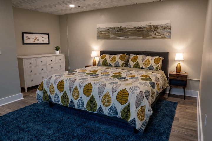 Modern 1br - No Stairs - Quiet & Safe - Park Easy - Roanoke, VA
