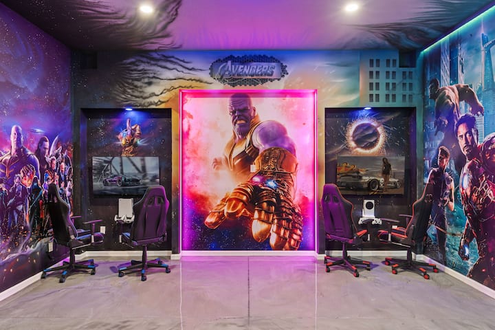 Luxury8br Villa/near Disney & Universal, Game Room - Orlando