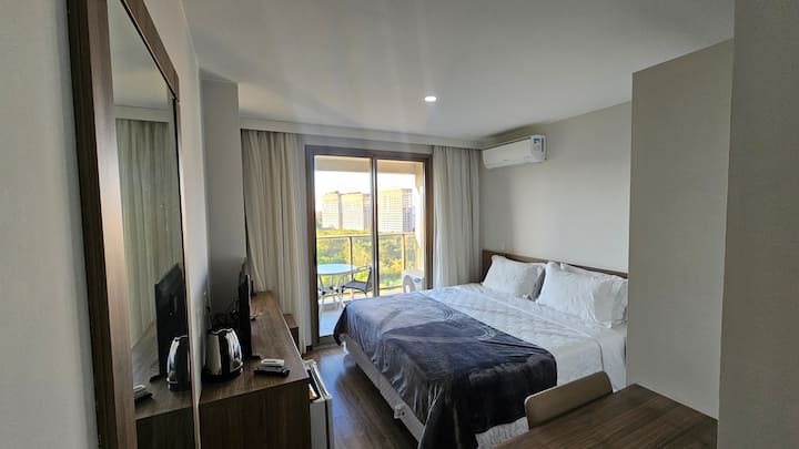 Suíte Na Barra C/ Garagem E Self Check-in 101bl2 - Recreio