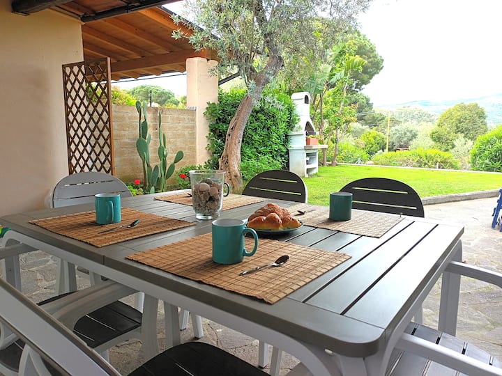 Casa A Schiera Con Piscina E Vista Mare - Portoferraio