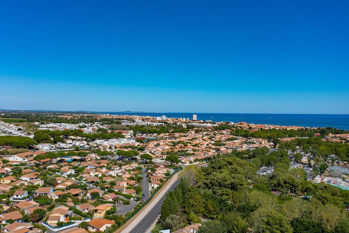 Horizon Bleu Confortable Maison De Plage 3 Ch - Vendres