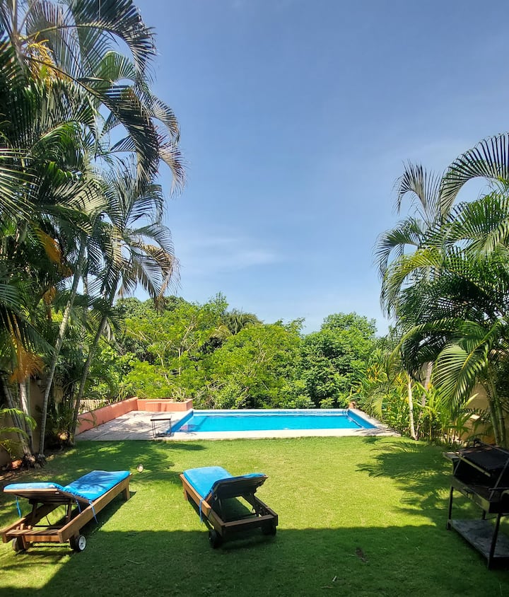 Casa Oasis With Private Garden And Swimming Pool - Ixtapa Zihuatanejo