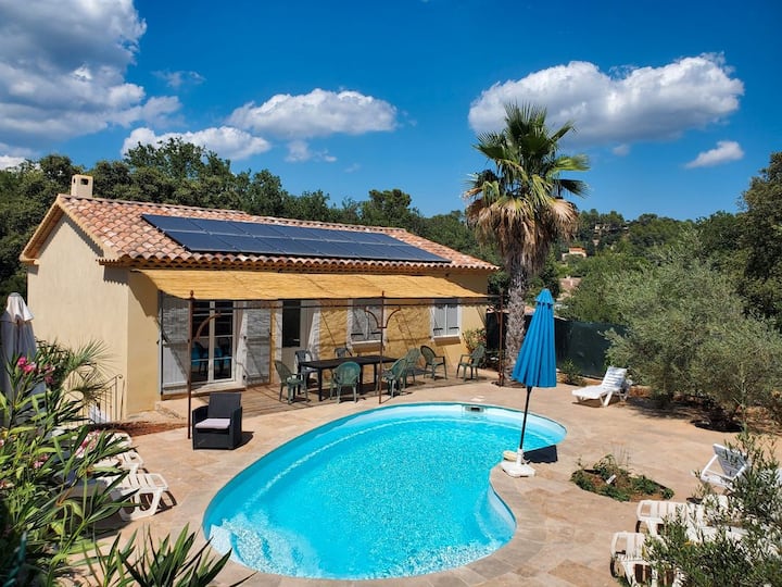 Villa 7 Ch, Piscine Chau,22 Pers - Lorgues