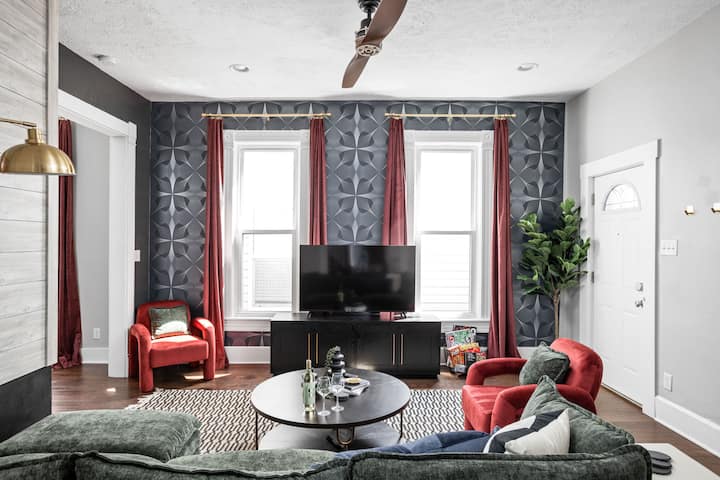 Cozy 4bd | 10min Downtown |Bbq, Ping-pong, Firepit - Kota