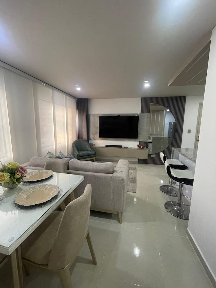 Habitación Con Aire Cerca Al Malecón - Barranquilla