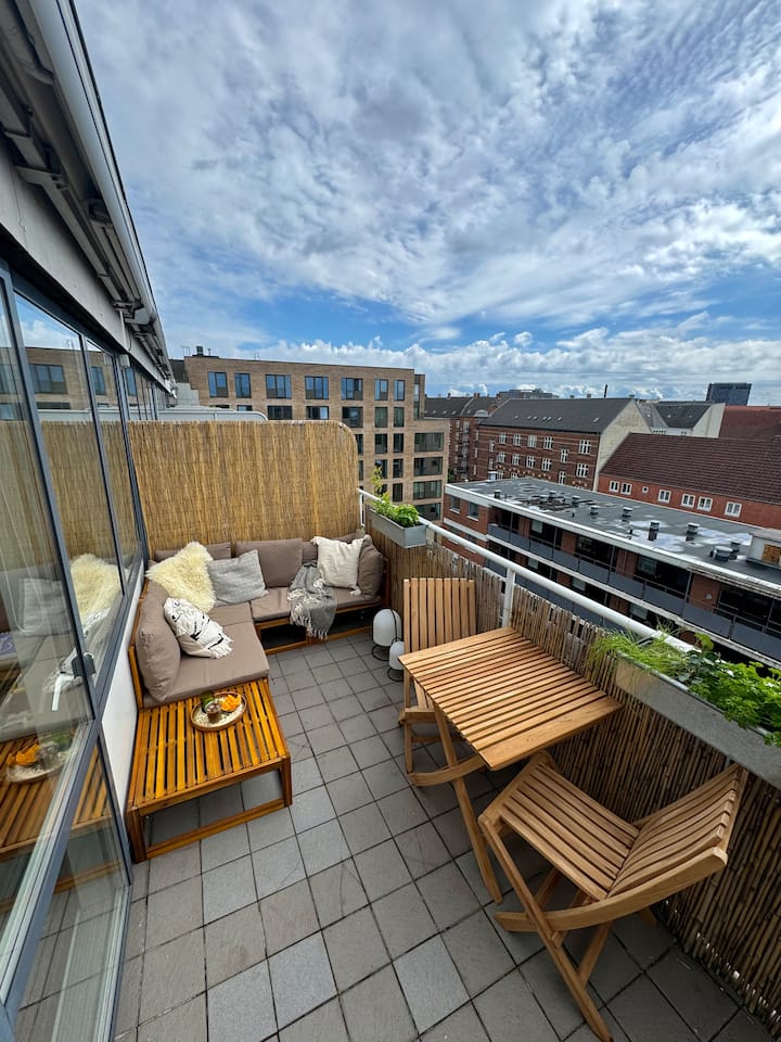 Cozy "Nørrebro" Apartment With Big Balcony - Copenaghen