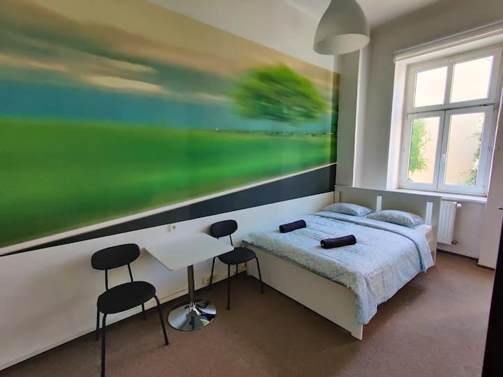 Comfy 2 Bedrooms Flat/4 Persons + Parking. - Praga