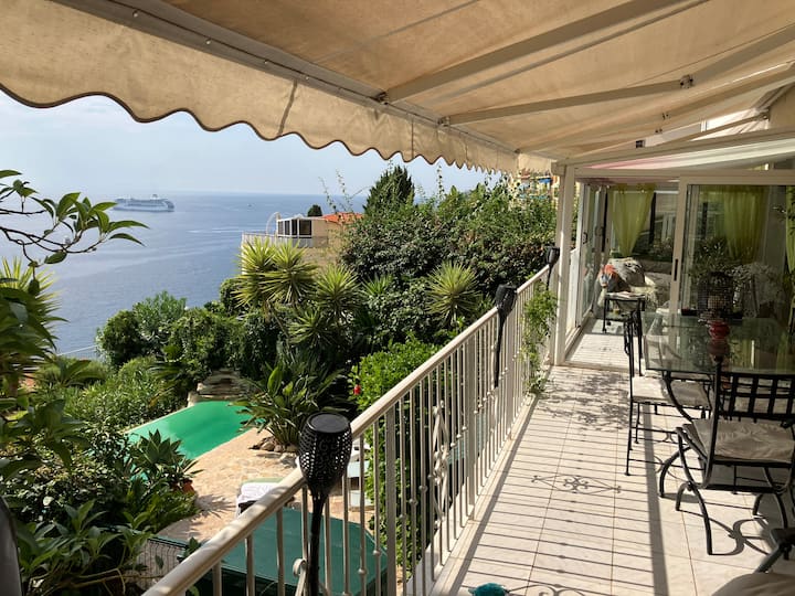 Gem With Stunning View And Pool - Monaco