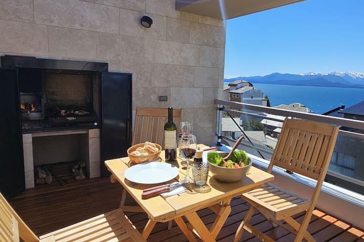 Terraza, Parrilla Y Vista úNica - San Carlos de Bariloche