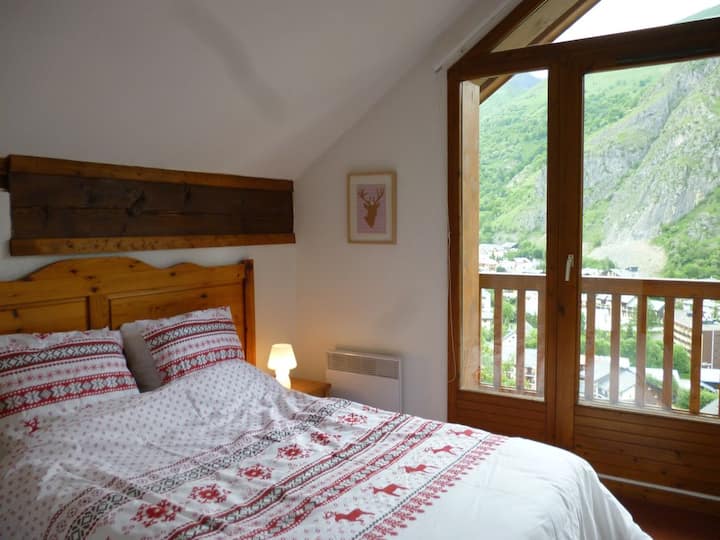 Spacieux Duplex 8p : Skis Aux Pieds, Piscine, Vue - Valloire