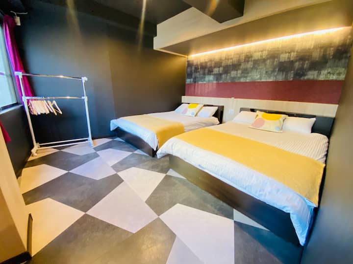 浅草站徒步6分钟/双卫浴/最大可住6人/免费wifi - Ueno