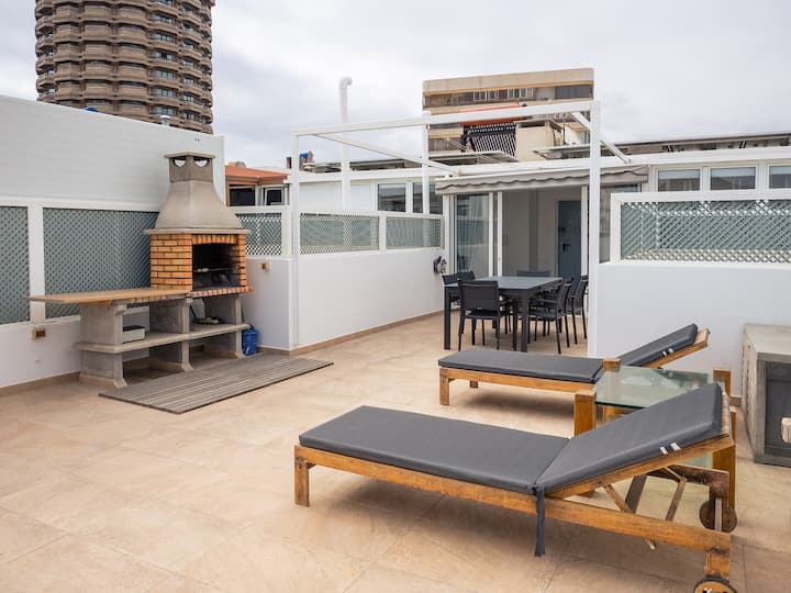 Fantástico ÁTico En Las Canteras - Gran Canaria