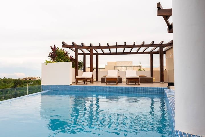 Spacious Penthouse With Pool - Tulum