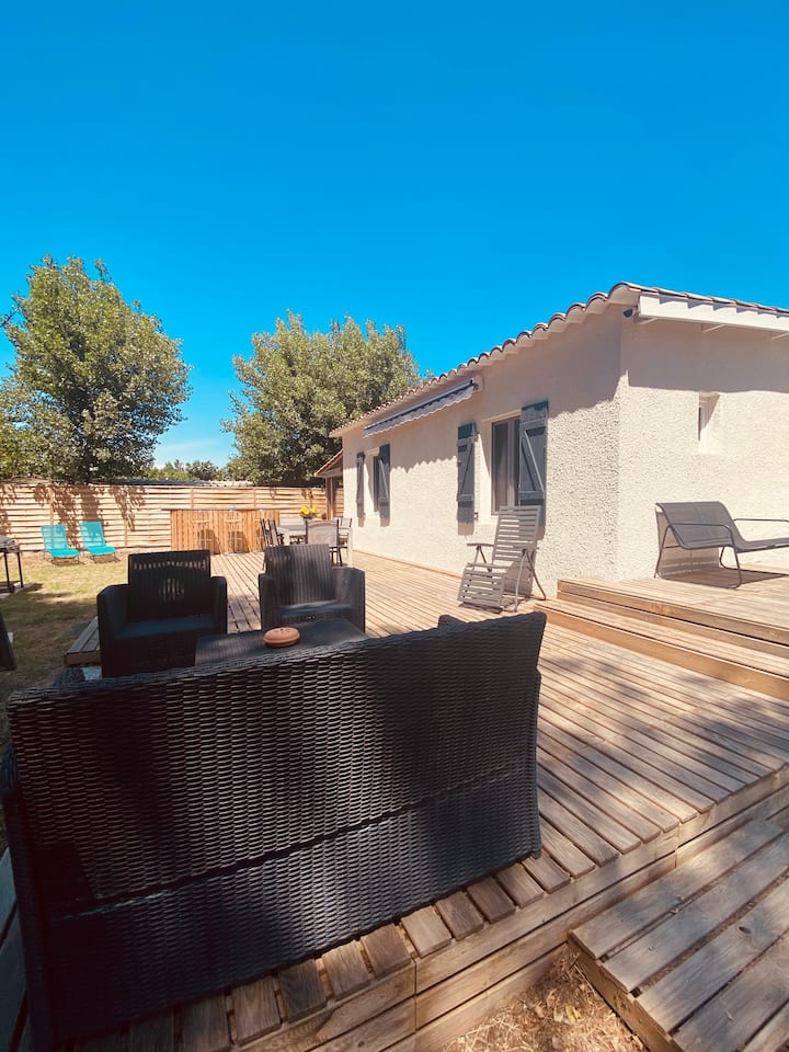 Maison Tout Confort 6 Personnes Proche De La Plage - Vias