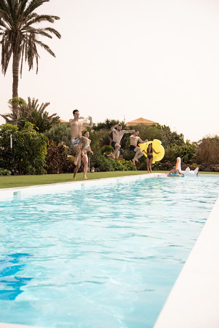 Villa In Lajares: Rampuan House By Kyuka Surfclub - Corralejo