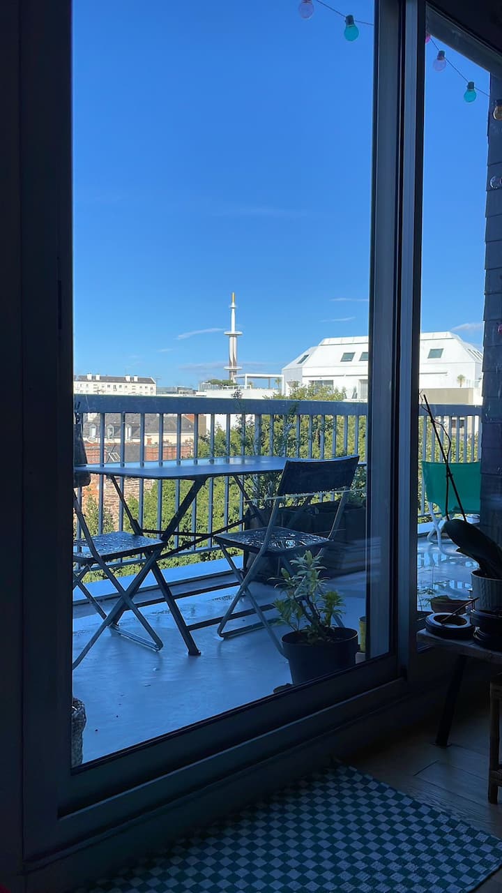 Charmant Duplex Familial Vue Sur Parc - Bruz