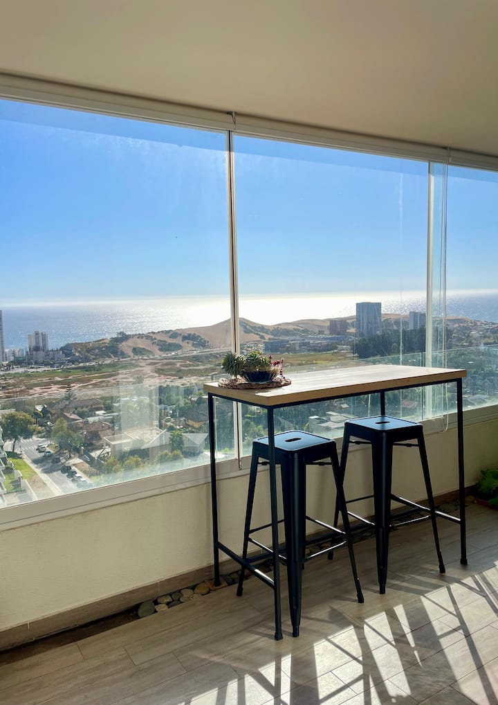 Hermoso Departamento En Concón Con Vista Al Mar - Concón
