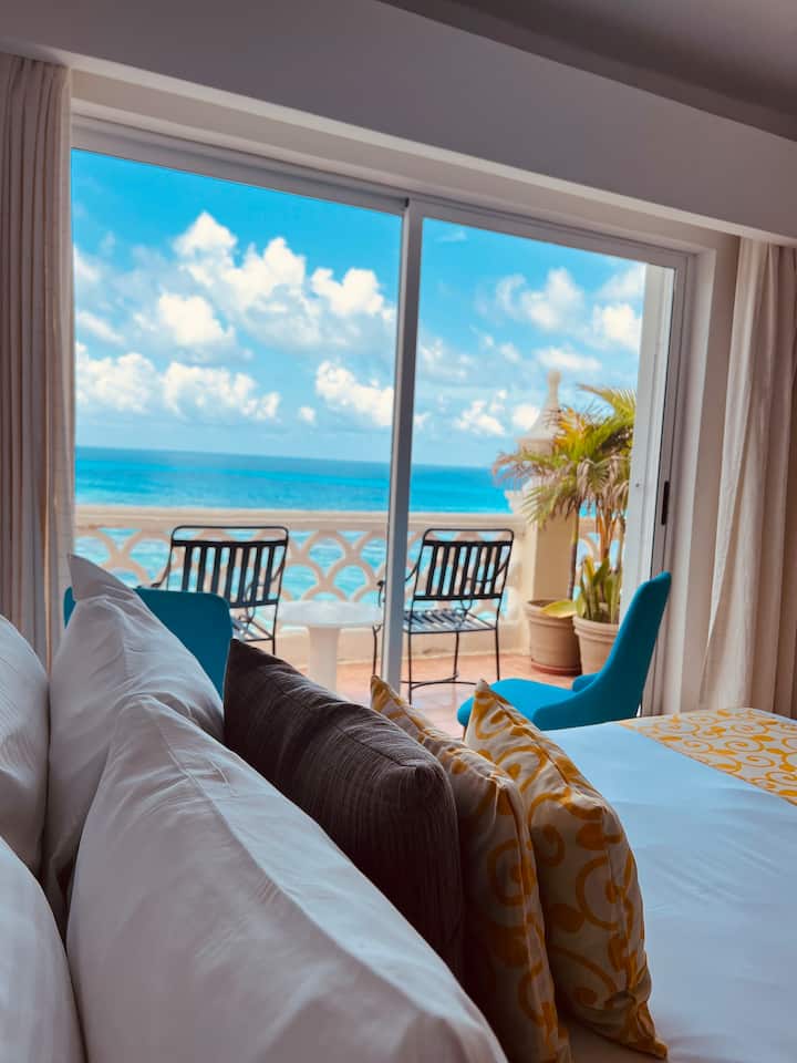 Beach And Ocean Front Apartment A Orilla Del Mar - Cancún