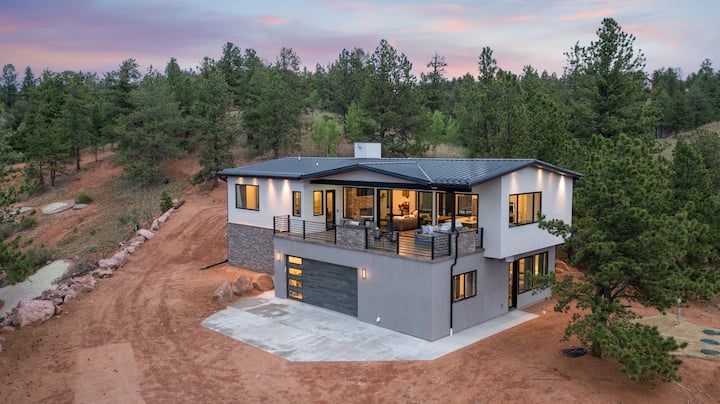 Modern Mt. Retreat, Sauna/view - Central Ac - Cripple Creek, CO