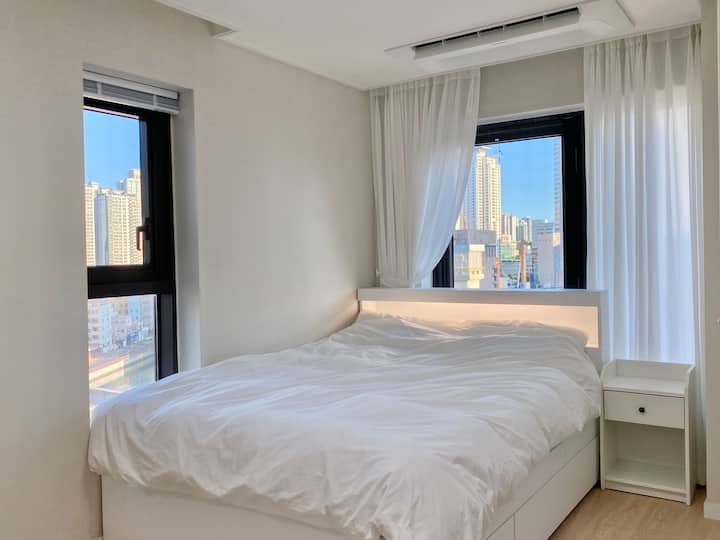 [ Build1 ] !신축건물! 1101 서면전포5분 #무료주차 #퀸베드 #모던감성숙소 - Busan