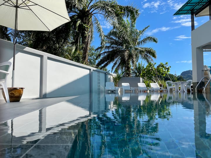 Krabi Private Villa - Salt Pool & Mountain View - Ao Nang