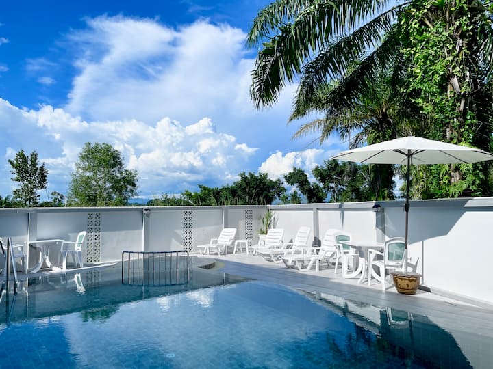 Krabi Private Villa - Salt Pool & Mountain View - 甲米