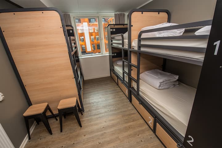 Generator - Private 6 Bed Dorm - Copenhague