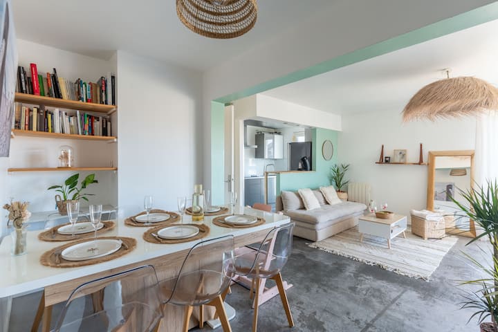 Appartement Avec Terrasse, 6pers - Biscarrosse Plage