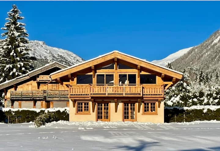 Superbe Chalet , Neuf , Au Calme , Vue Mont-blanc - Chamonix