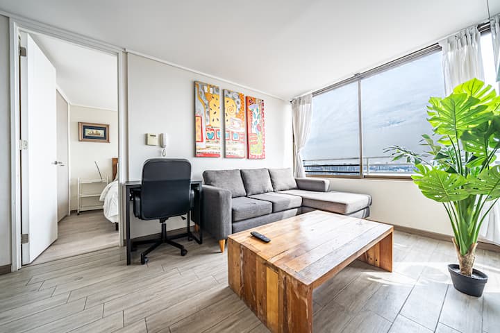 2br In Trendy Barrio Italia With Panoramic Views - Santiago