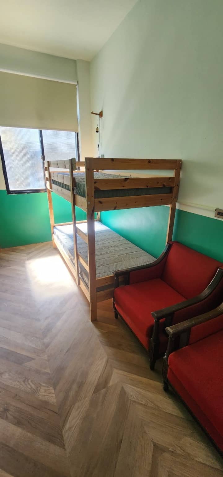 來尞青旅 雙人上下舖 套房 So Art Hostel - 퉁뤄 향