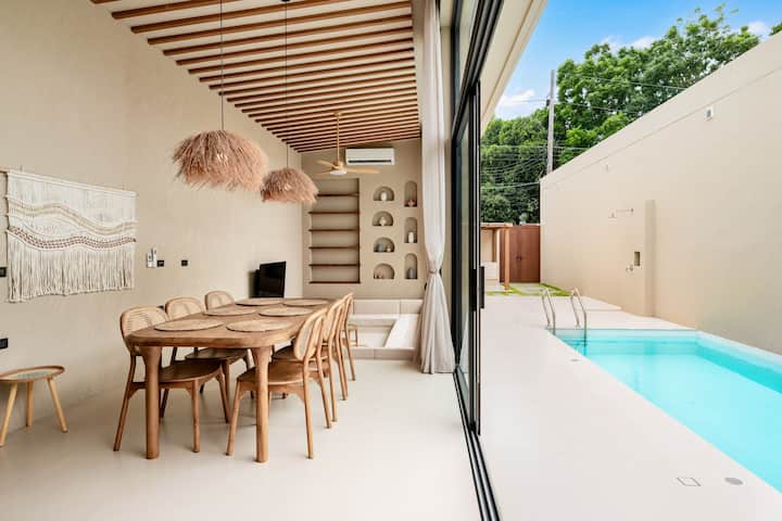 1 Min To Beach 2 Bedrooms Pool Villa Dune Samui - サムイ島