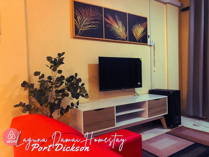 Laguna Damai Homestay Pd - Gf 2br Pool Front - Pasir Panjang