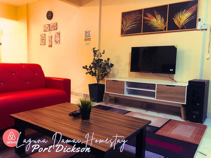 Laguna Damai Homestay-2br/gf/pool/astro/nflix/wifi - Pasir Panjang