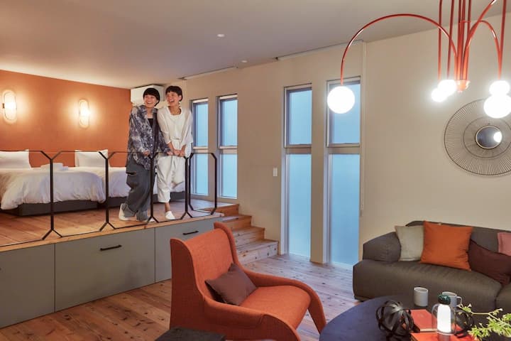 連泊割/チラー付きサウナ/最大10名/コーラルカラーの高級感溢れる一軒宿/宮古島 - 미야코 섬