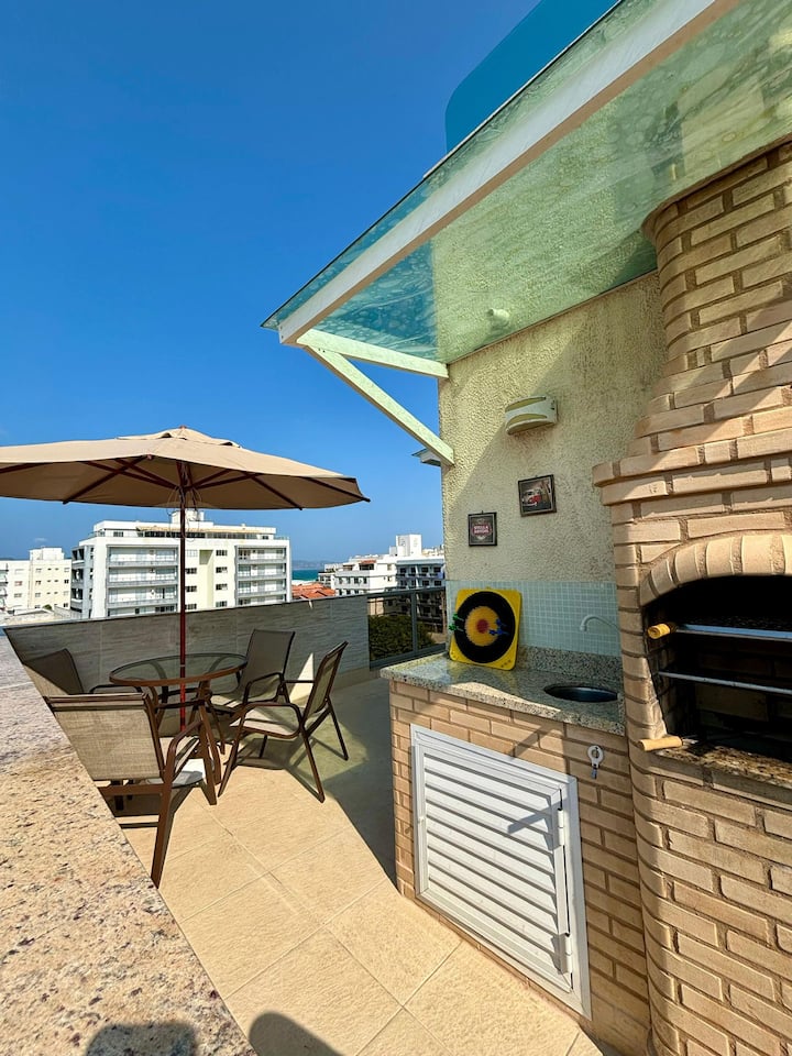 Cobertura Azul Turquesa • Praia Do Forte Vista Mar - Cabo Frio