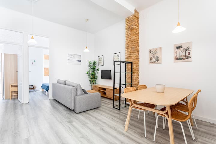 New Flat 2room,for Month.wifiac - Valencia