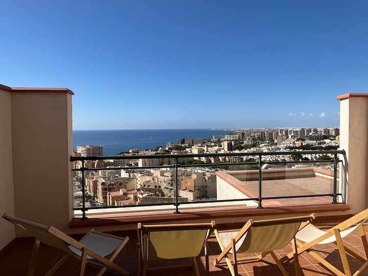 1º B – Dúplex Con Terraza Y Vistas Al Mar - Aguadulce