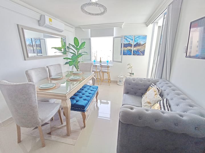 Hermoso Apartamento Frente Al Mar En Cartagena - Bolívar