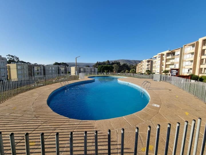 Dpto Papudo A Pasos De La Playa - Papudo