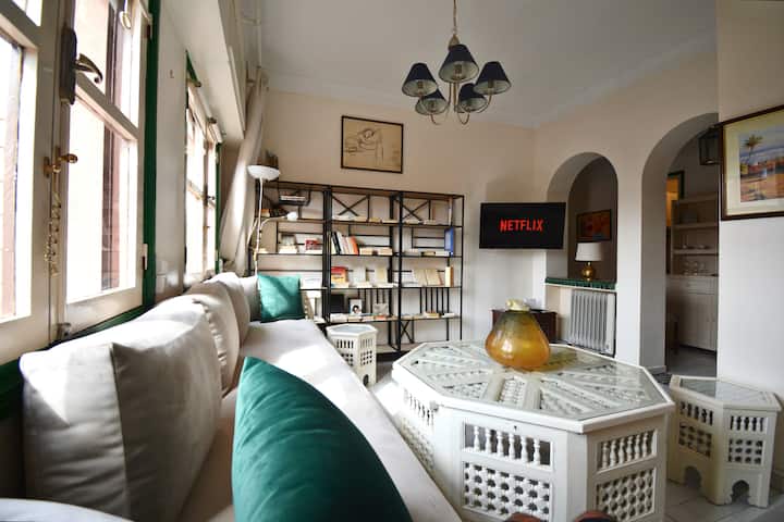 Studio Vintage 1ch-netflix&clim-2/3pers-central - Marrakech
