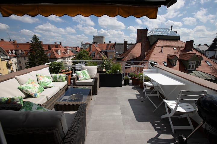 Munich Penthouse Rooftop Terrace - Munich