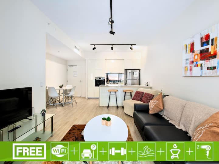Modern One Bedroom Apartment / Free Wifi & Parking - Brisbane