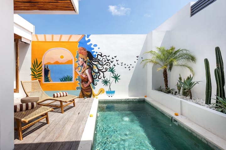 New 1br Seminyak Tropical Retreat Villa–chic Boho - Denpasar