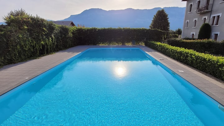 T3 Avec Jardin Et Grande Piscine - Aix-les-Bains